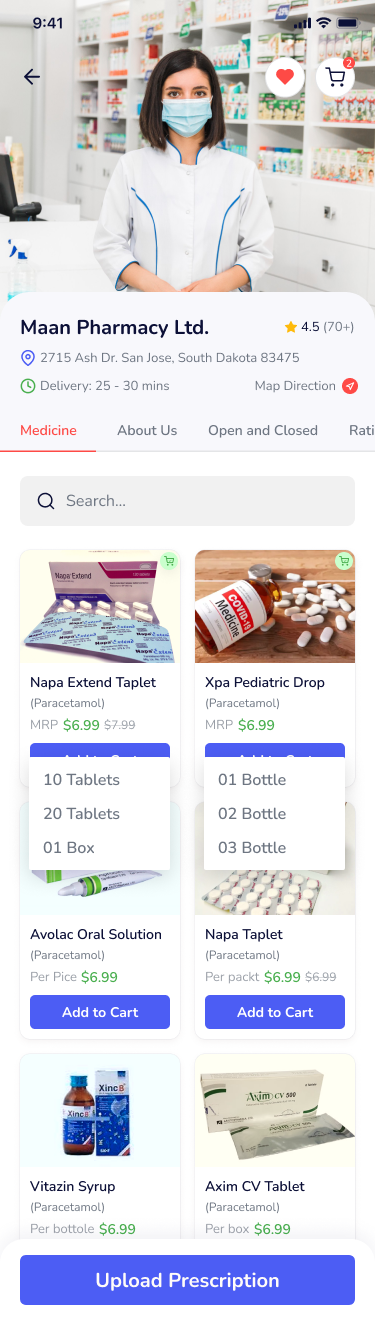 Maan Doctor- Online Doctor Appointment Booking Flutter App UI Kit by Acnoo